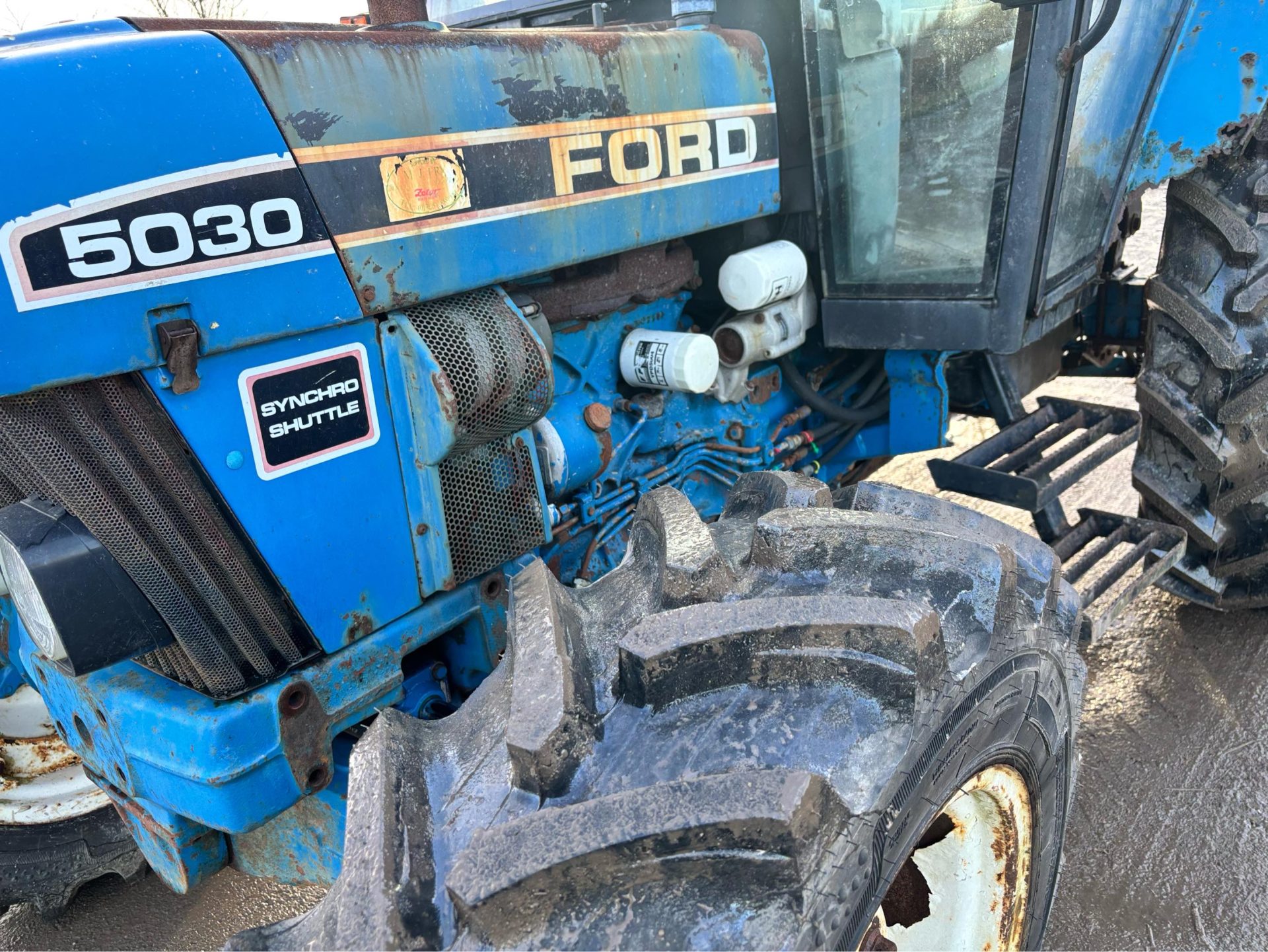 1994 FORD NEW HOLLAND 5030 4 WHEEL DRIVE TRACTOR TRAILER BRAKES ...