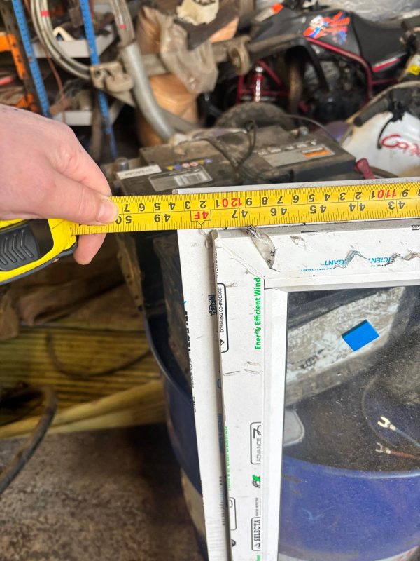 New White UPVC Opening Windo 1225MM X 1235MM with Double Glazed Home ...